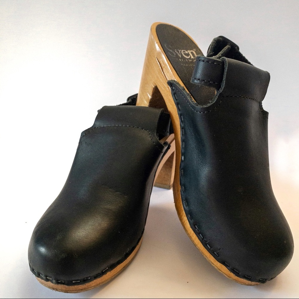 Sven High Heel Halter Top Clogs // 35 - Gem